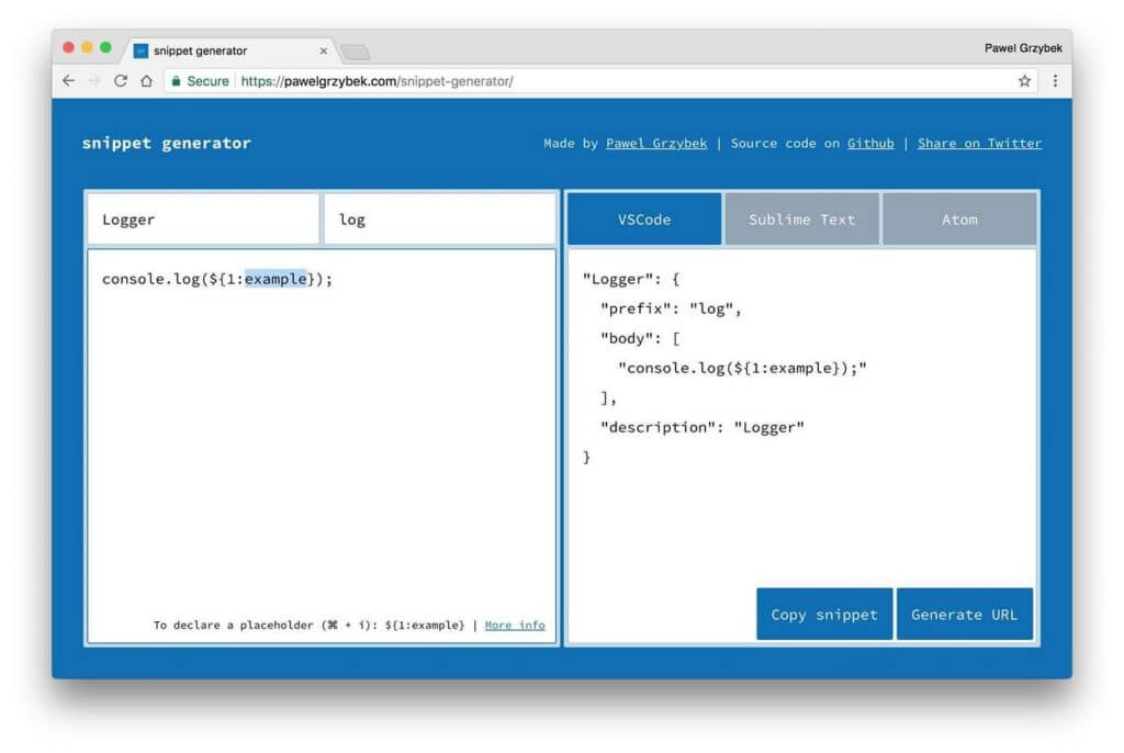 Snippet generator ช่วยสร้างทางลัดให้ทำงานไว้ขึ้น - TEERAPUCH