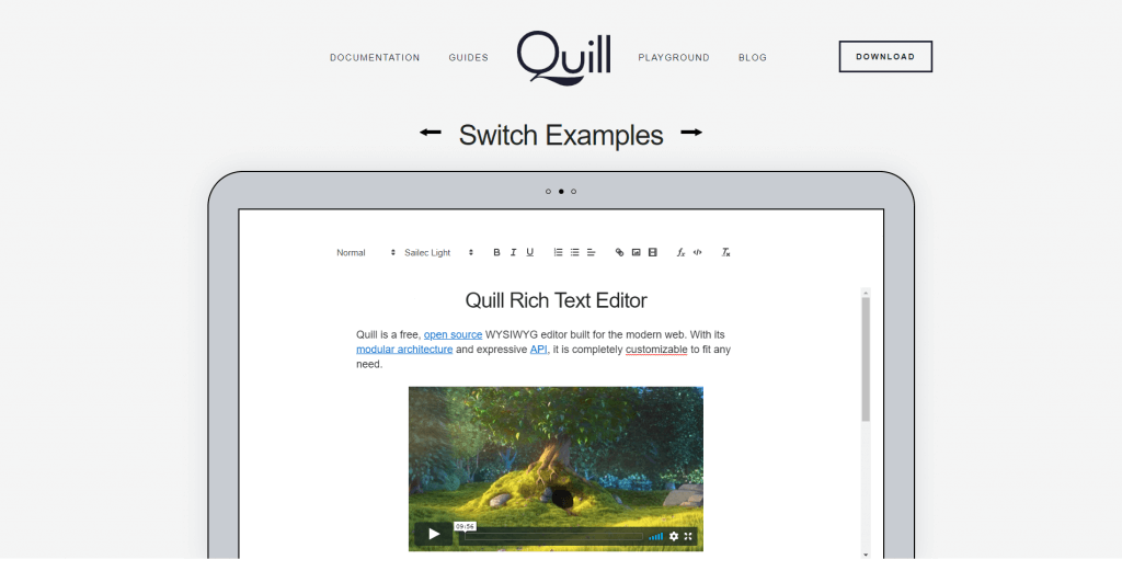 Quill Rich Text Editor สำหรับ Modern web - TEERAPUCH